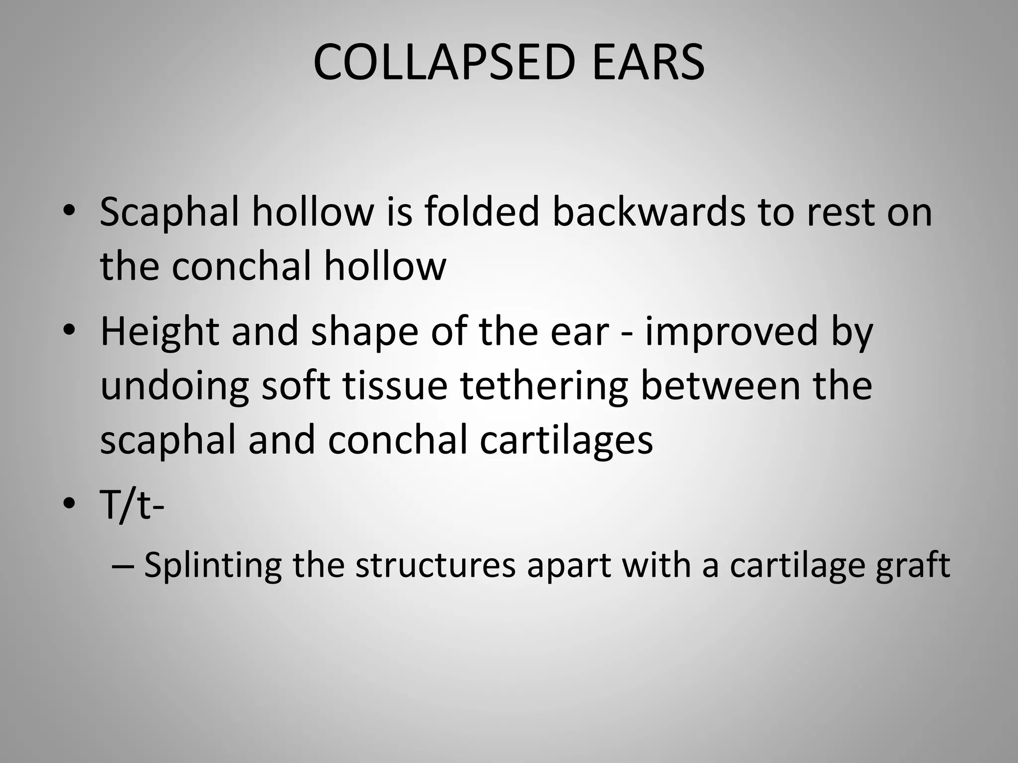 CONGENITAL MALFORATION OF EAR AND ITS MANAGEMENT | PPTX