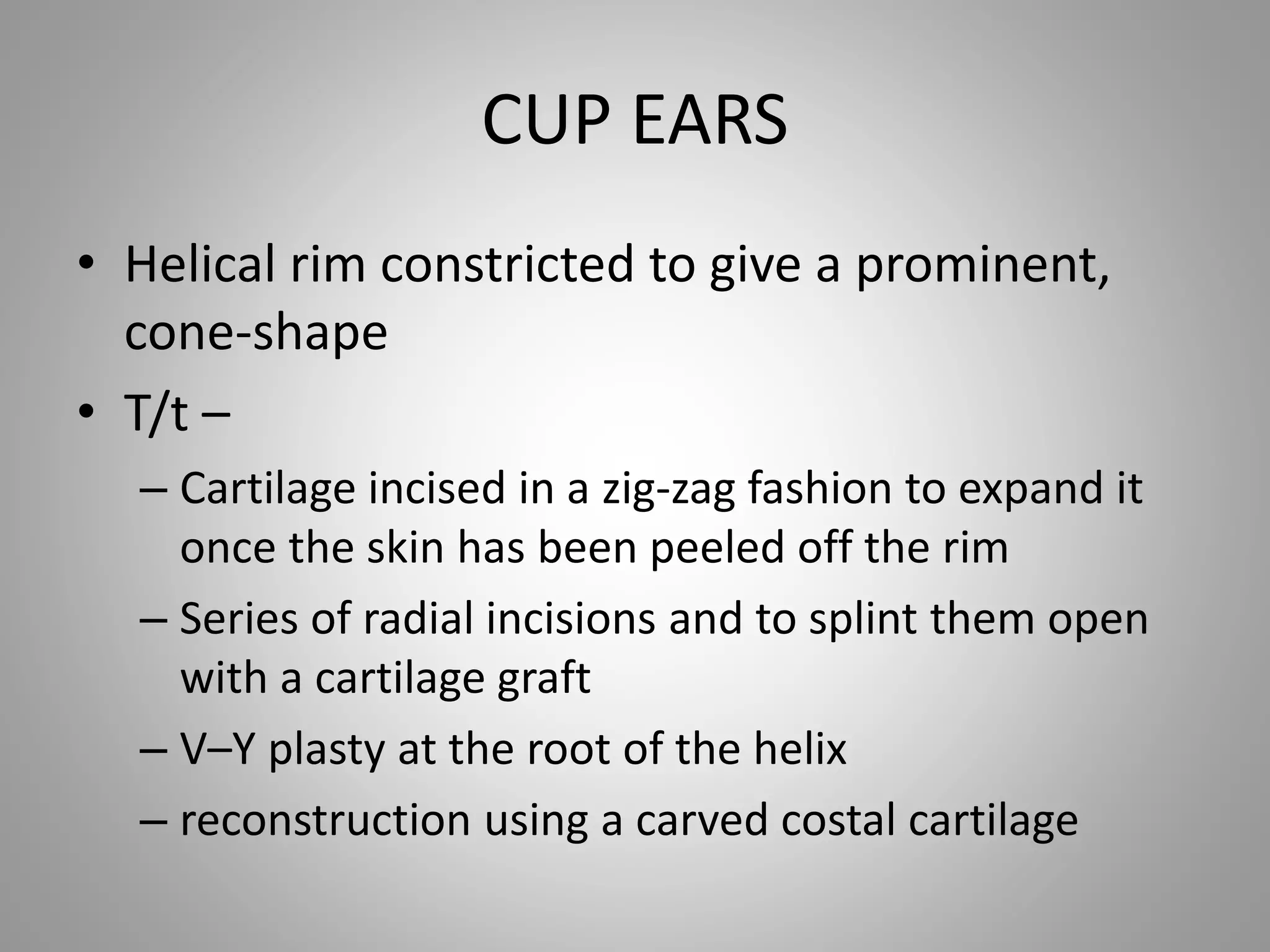 CONGENITAL MALFORATION OF EAR AND ITS MANAGEMENT | PPTX