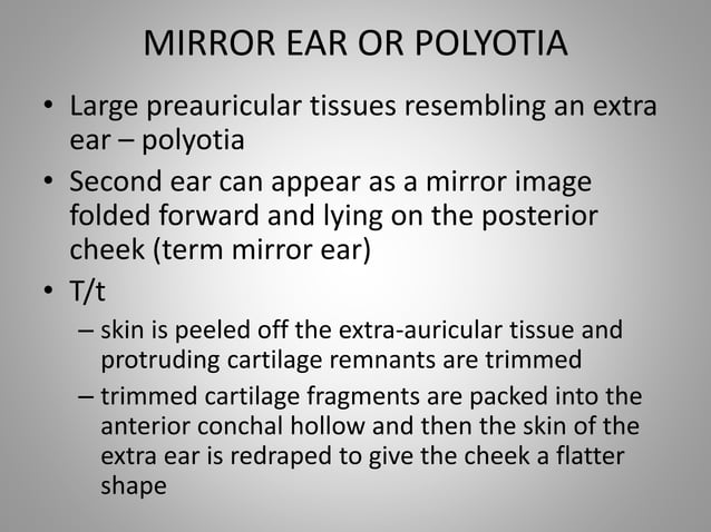 CONGENITAL MALFORATION OF EAR AND ITS MANAGEMENT | PPTX | Ear, Nose and ...
