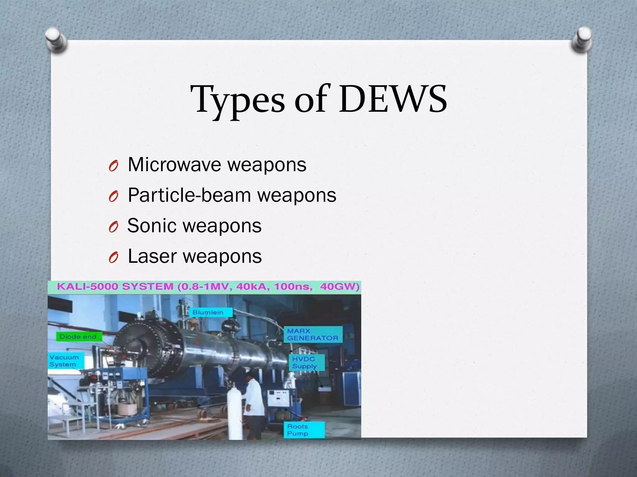 Directed Energy Weapon System(DEWS) | PDF