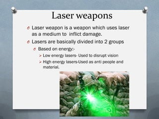 Directed Energy Weapon System(DEWS) | PDF