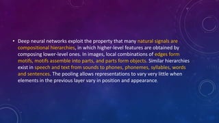 Deep learning | PPTX