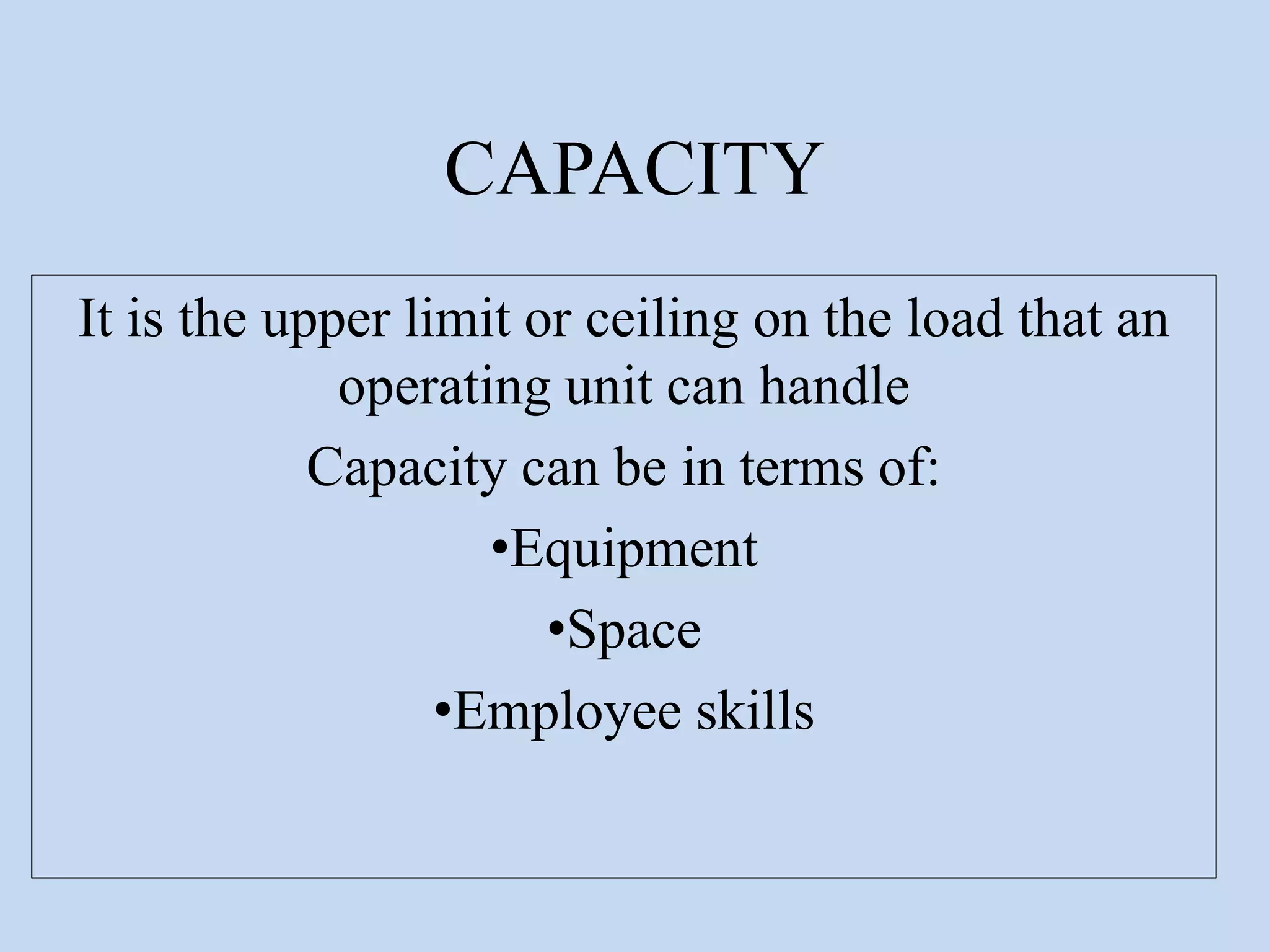 Balancing Between Demand and Capacity | PPTX