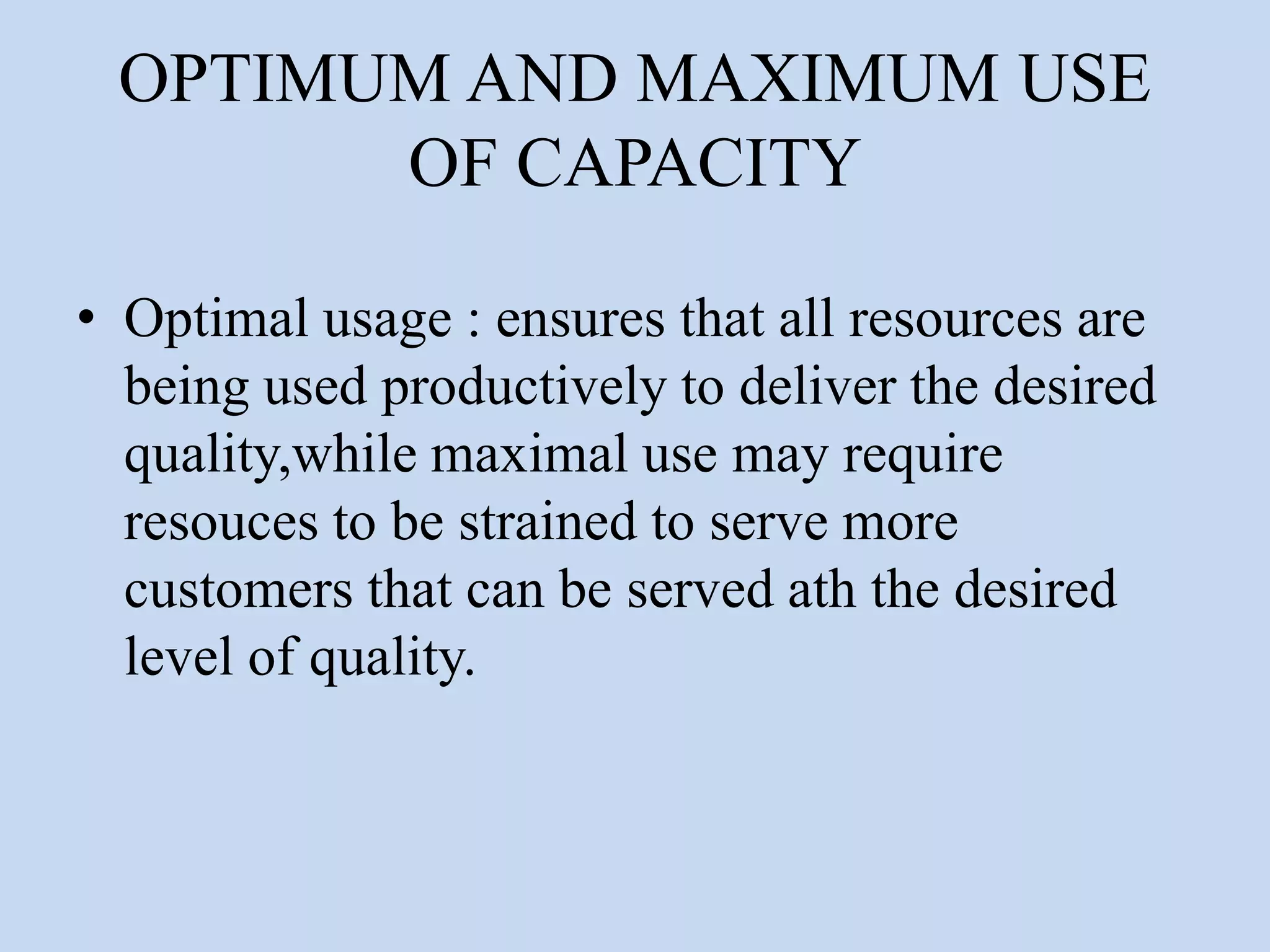 Balancing Between Demand and Capacity | PPTX