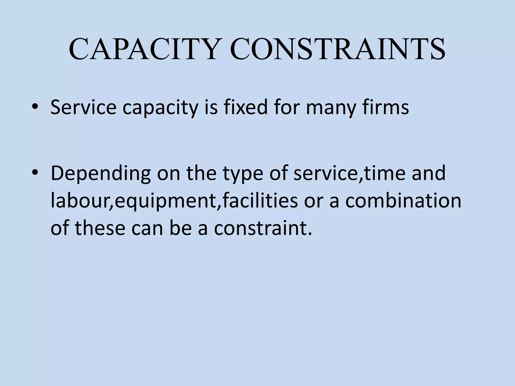 Balancing Between Demand and Capacity | PPTX
