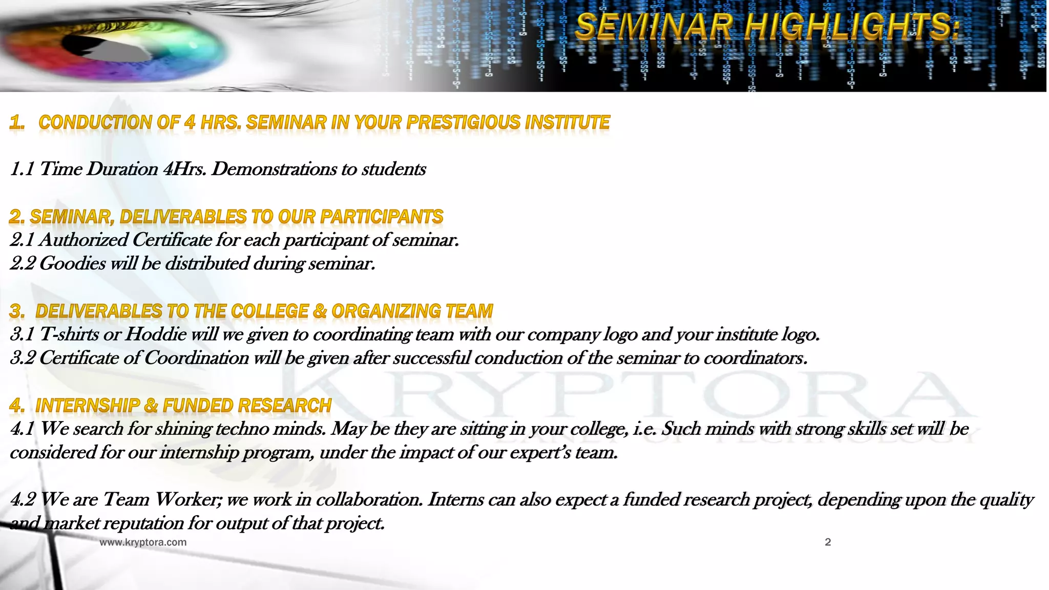 Ethical Hacking Seminar | PDF | IT and Internet Support | Internet