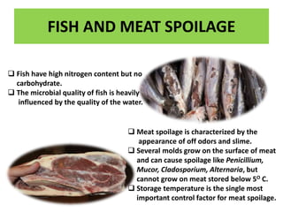 seminar on food spoilage | PPTX