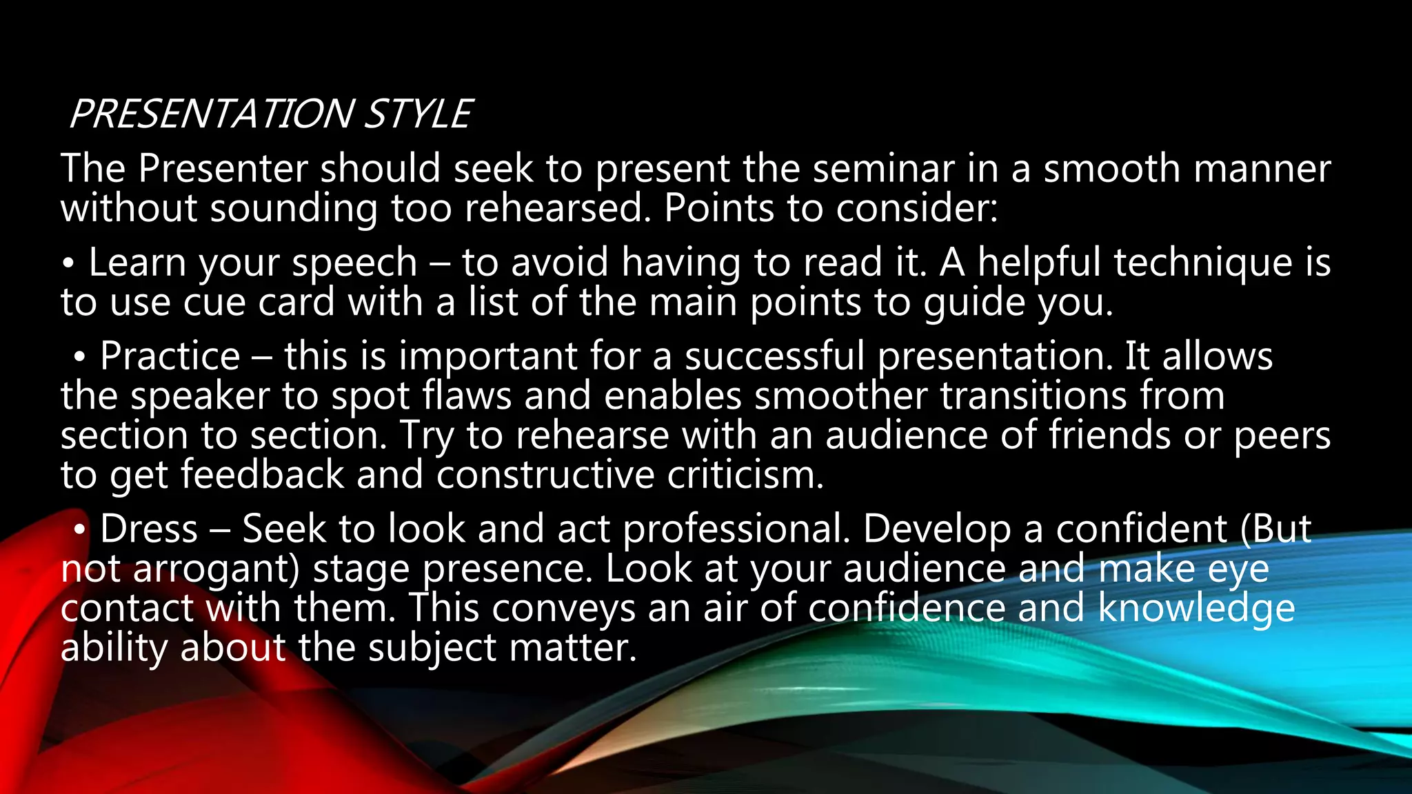 Ways to conduct Seminar Workshops | PPTX