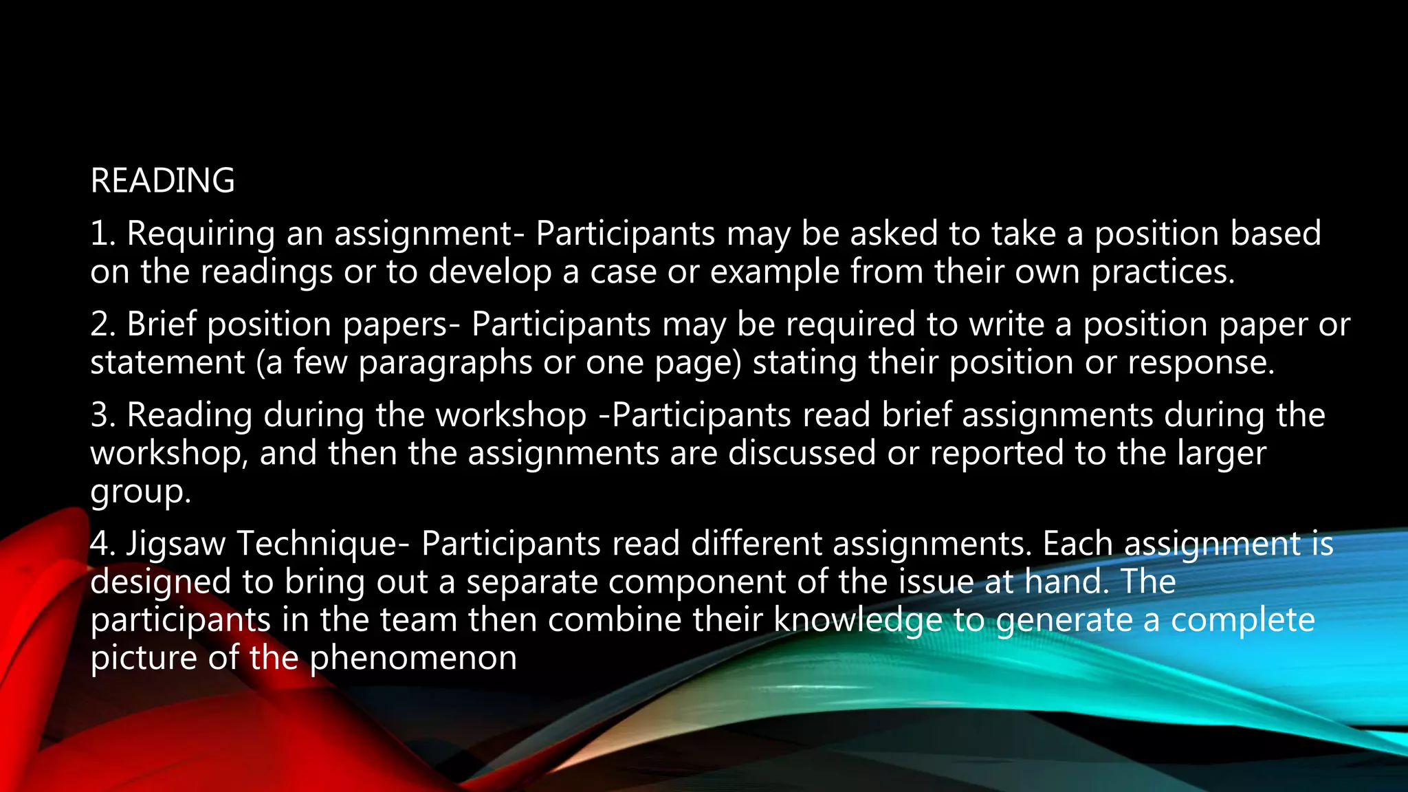 Ways to conduct Seminar Workshops | PPTX