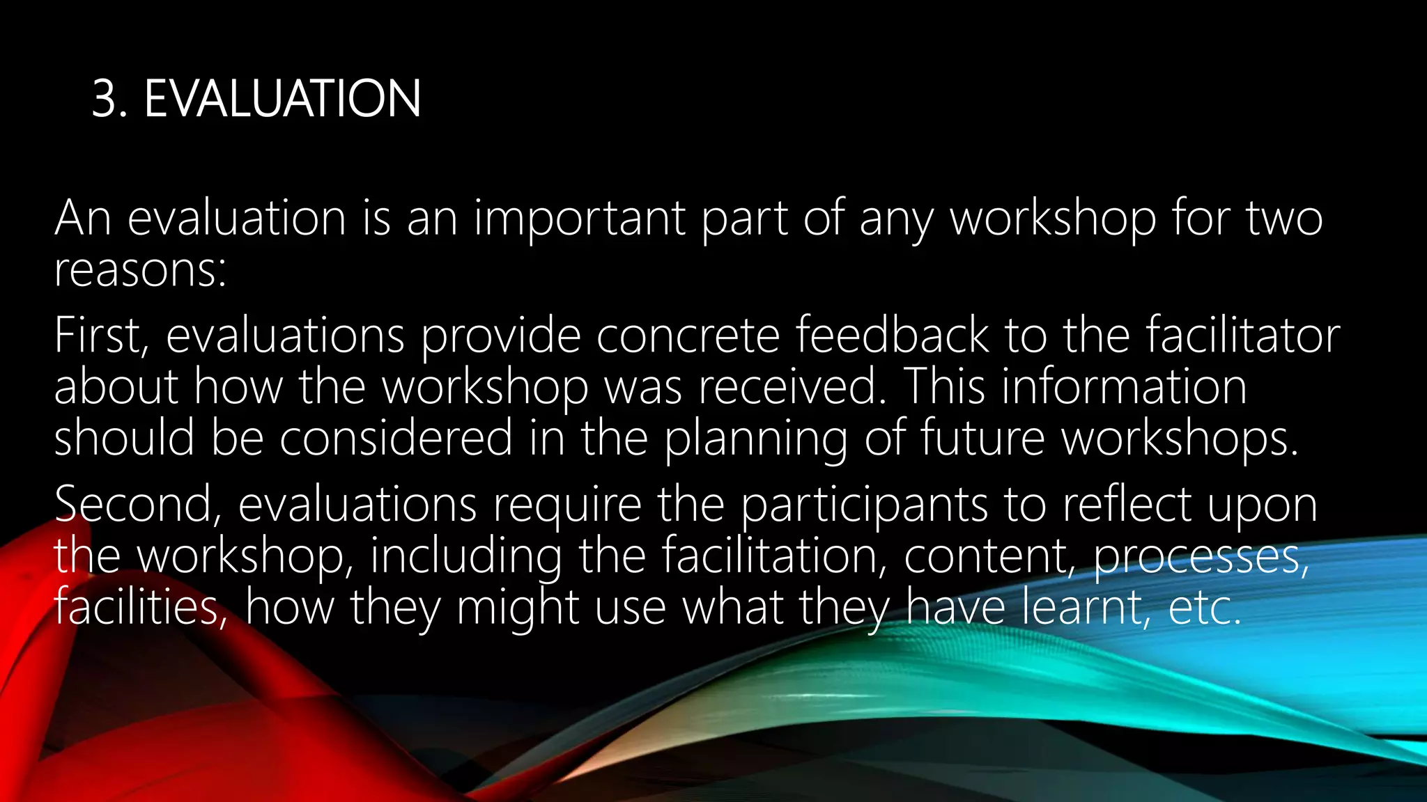 Ways to conduct Seminar Workshops | PPTX