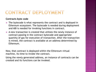 Ethereum Block Chain | PPT