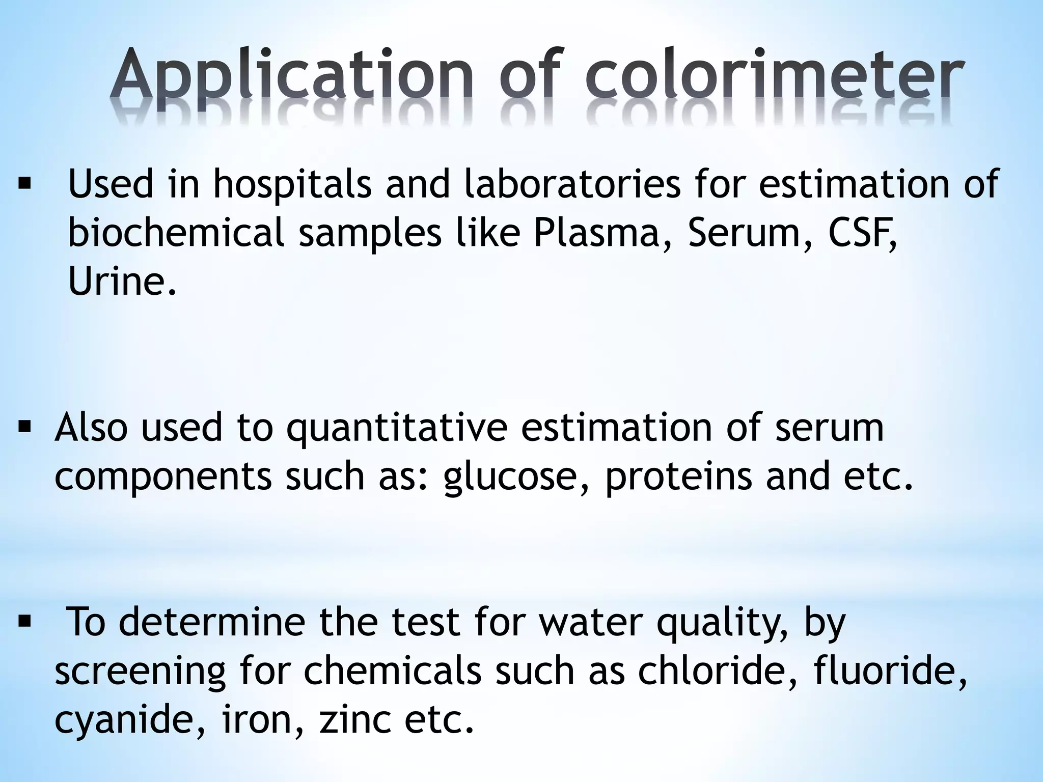 beer lamberts law, colorimetery, nephlometry and turbidimetry | PPTX
