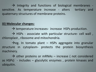 Biotic and Abitic stress response | PPTX