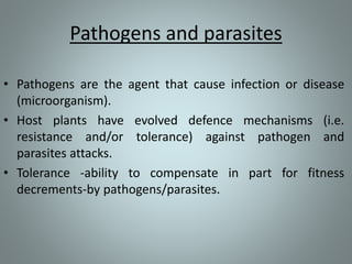 Biotic and Abitic stress response | PPTX
