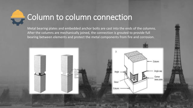 Precast and Prefabricated components and structures and the connection ...