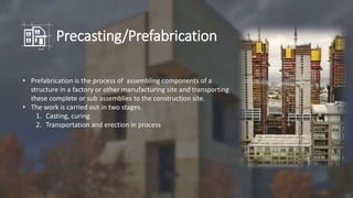 Precast and Prefabricated components and structures and the connection ...