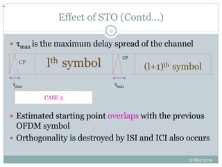 Synchronization Issues in OFDM Systems | PPTX