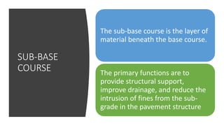 ppt on construction and design of flexible pavement | PPTX