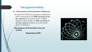Special and General theory of Relativity Einstein | PPTX