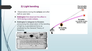 Special and General theory of Relativity Einstein | PPTX