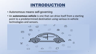 Autonomous Vehicles | PPTX