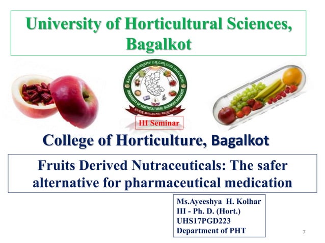 Fruits Derived Nutraceuticals: The safer alternative for pharmaceutical ...