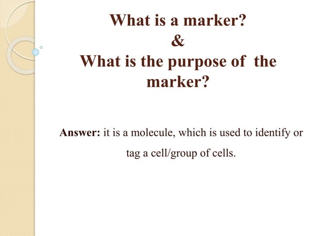 Screenable and Selectable Markers | PPTX | Chemistry | Science