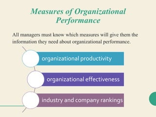 Controlling for Organizational Performance | PPTX