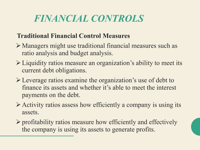 Controlling for Organizational Performance | PPTX | Air Travel | Travel ...