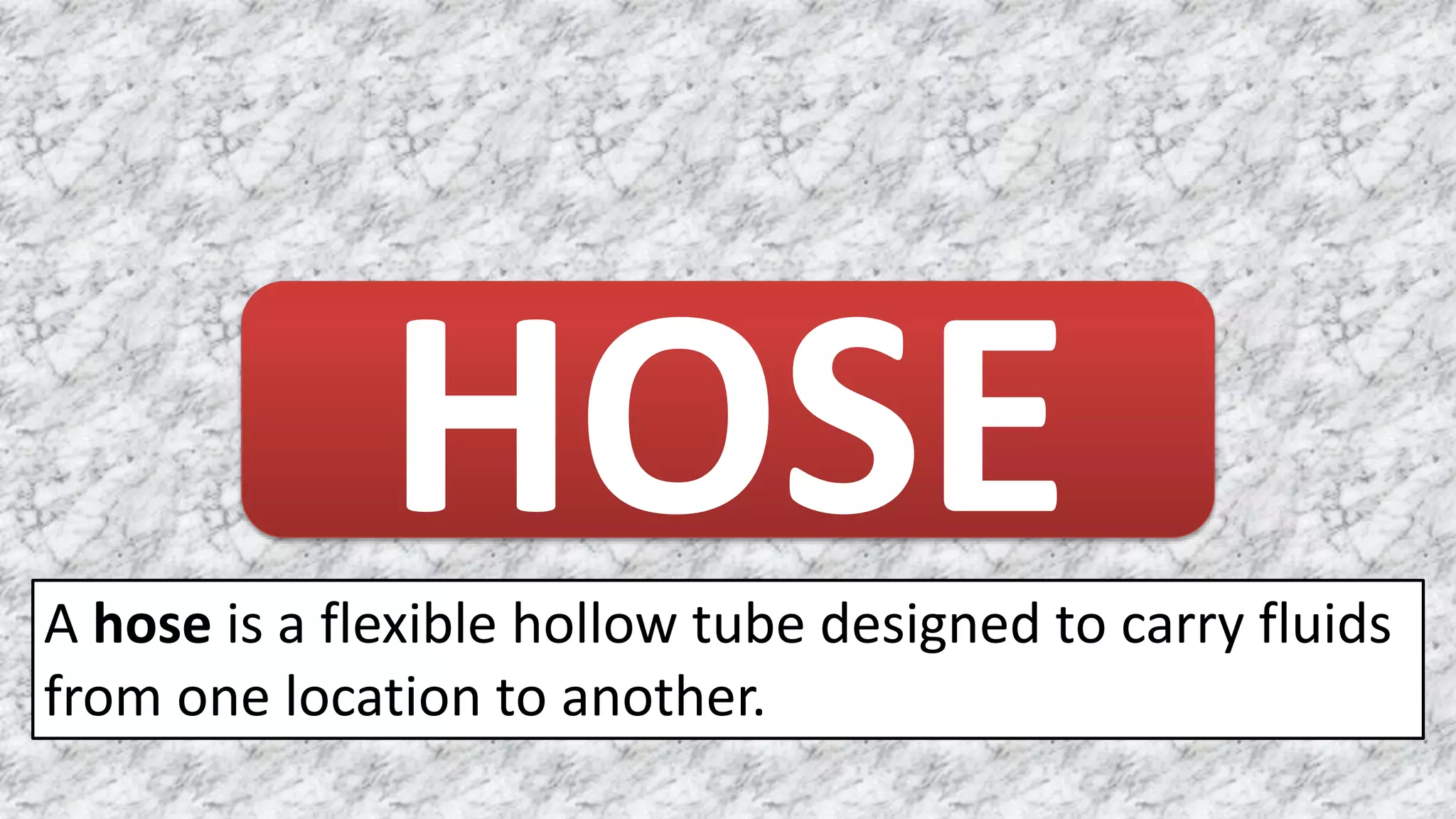 FIRE WATER HOSE I ITS PART l HOSE CONNECTION I HOSE LAYING ETC | PPTX