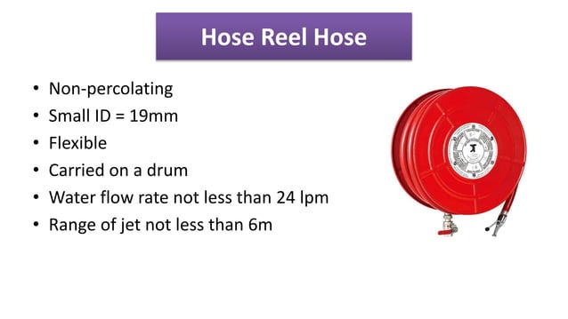 FIRE WATER HOSE I ITS PART l HOSE CONNECTION I HOSE LAYING ETC | PPTX