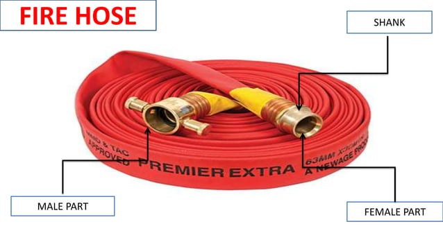 FIRE WATER HOSE I ITS PART l HOSE CONNECTION I HOSE LAYING ETC | PPTX