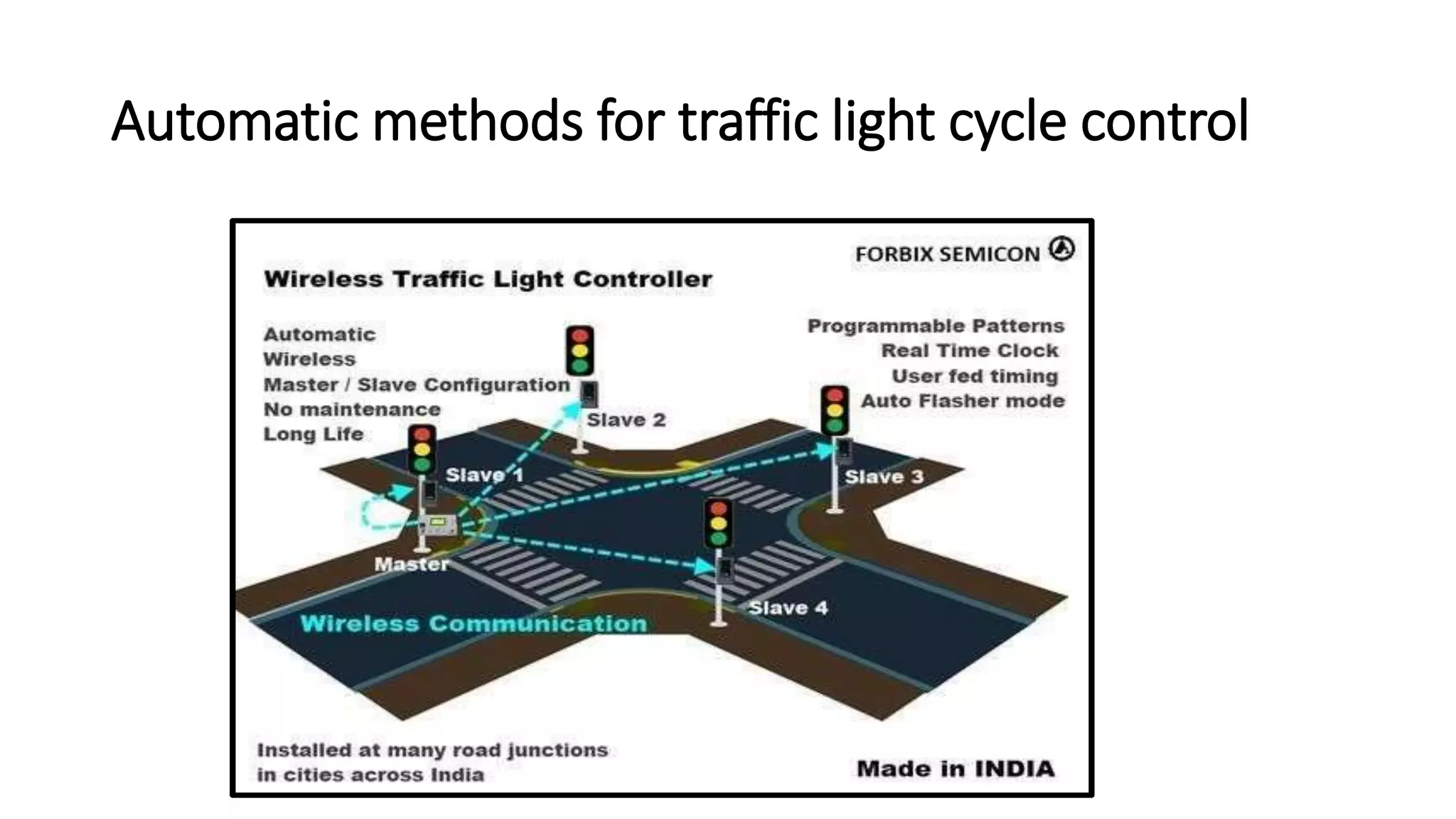 Deep Reinforcement Learning For Traffic Light Cycle Control Ppt