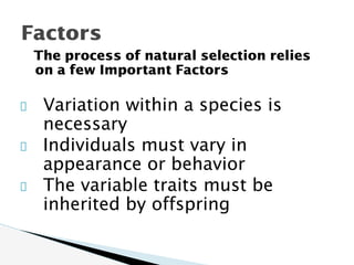 Natural Selection and its types | PDF