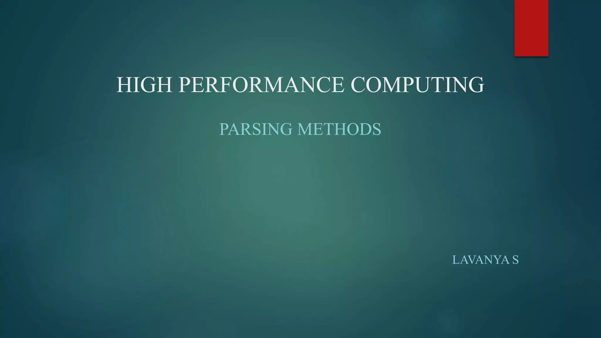 Parsing | PPT