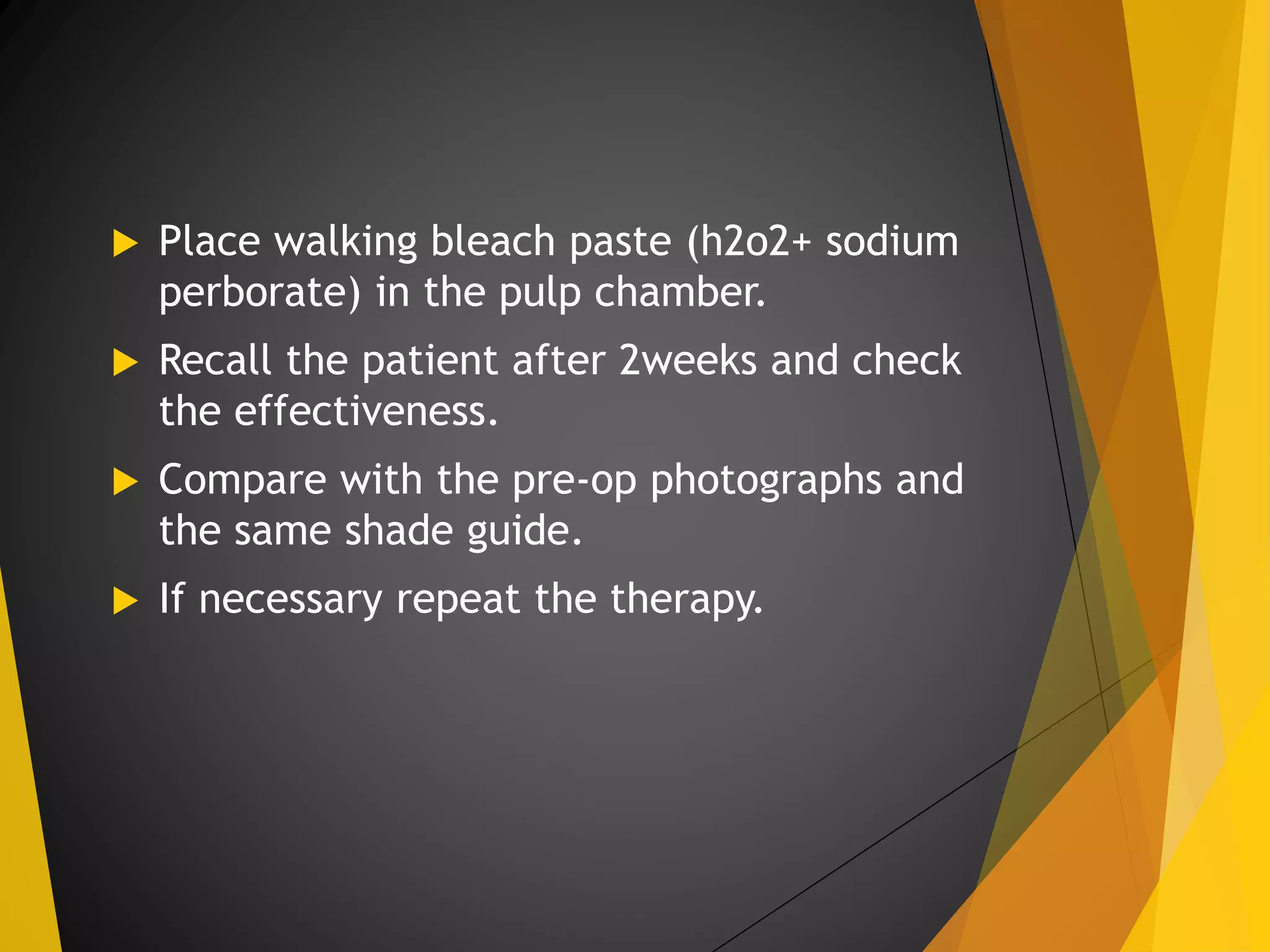 Bleaching in Dentistry | PPTX