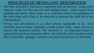 Drying and dehydration of fruit crops | PPTX