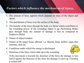 Biomechanics of Injury | PPT