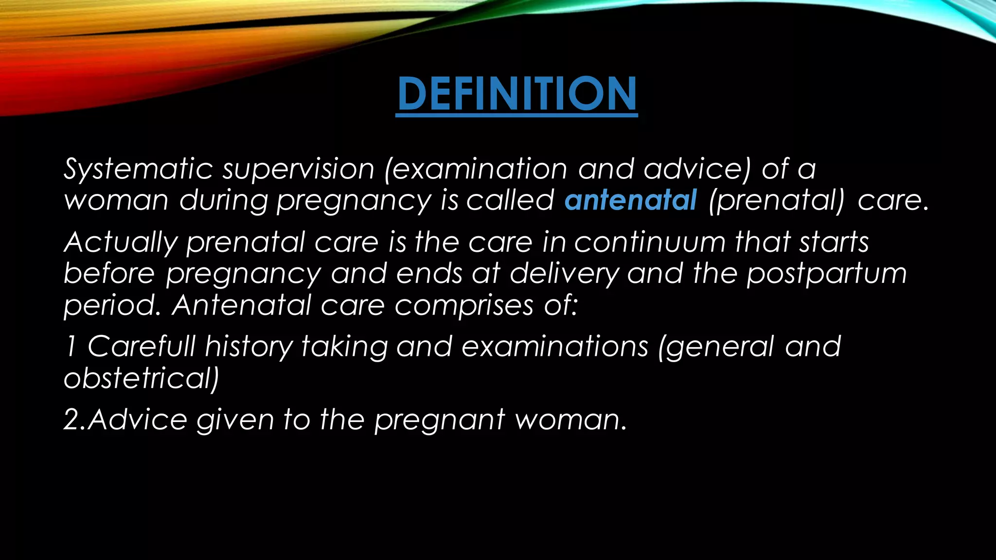 Antenatal care | PDF