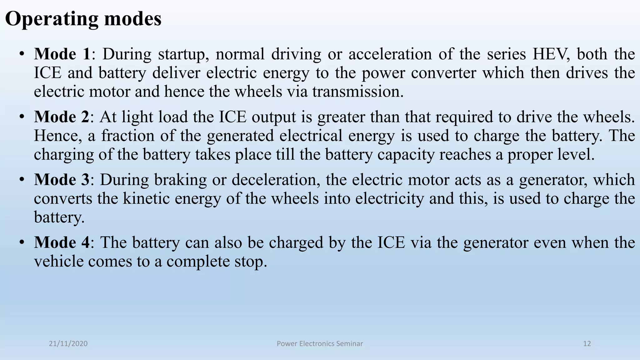 Hybrid vehicle architecture | PPTX