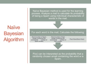 Seminar On Naive Bayes for Spam Filtering | PPT