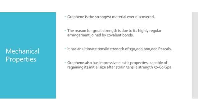 Seminar about graphene | PPT