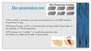 Non destructive testing (Civil Engineering ) | PPTX