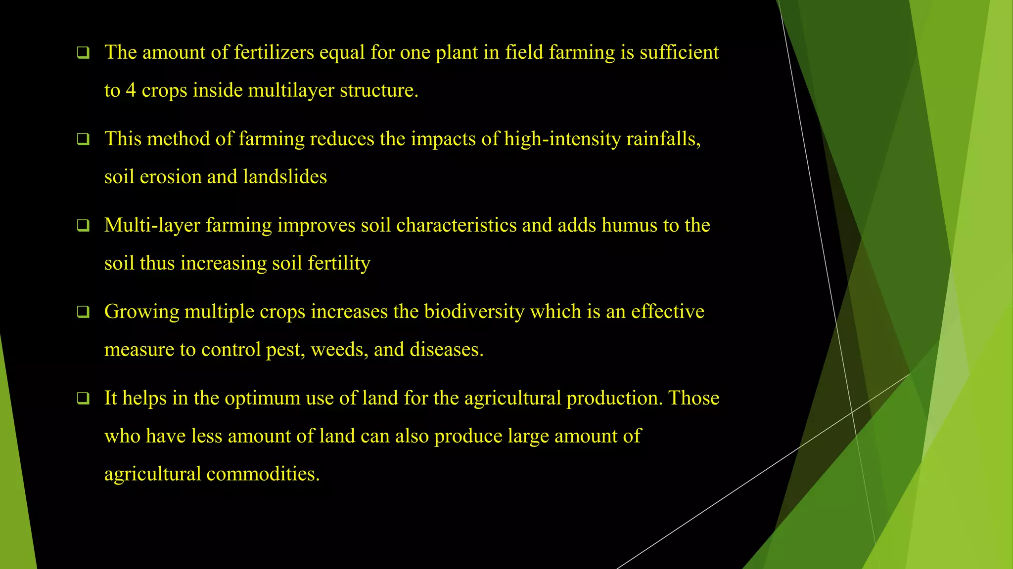 Multilayer Cropping : Ideal approach for better yield and increasing ...