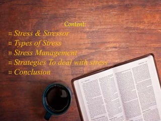 Stress Management | PPTX