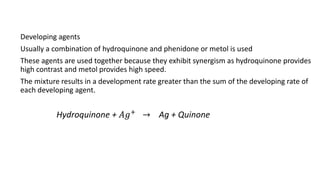 X ray film processing & Automated processors | PPTX