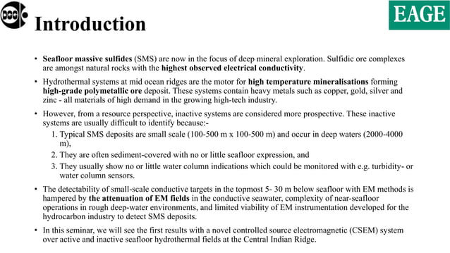 Electromagnetic prospecting | PPTX | Geography | Science