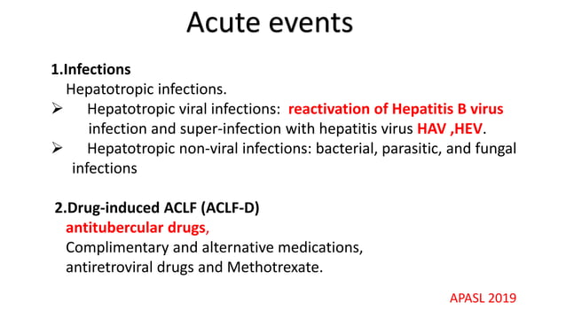 ACLF : Acute on Chronic Liver Failure | PPTX