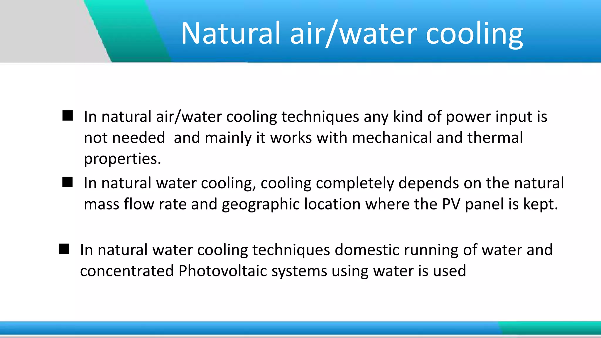 seminar-cooling techniques for solar photovoltanic panels.pptx