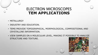 electron microscope.pptx | Free Download